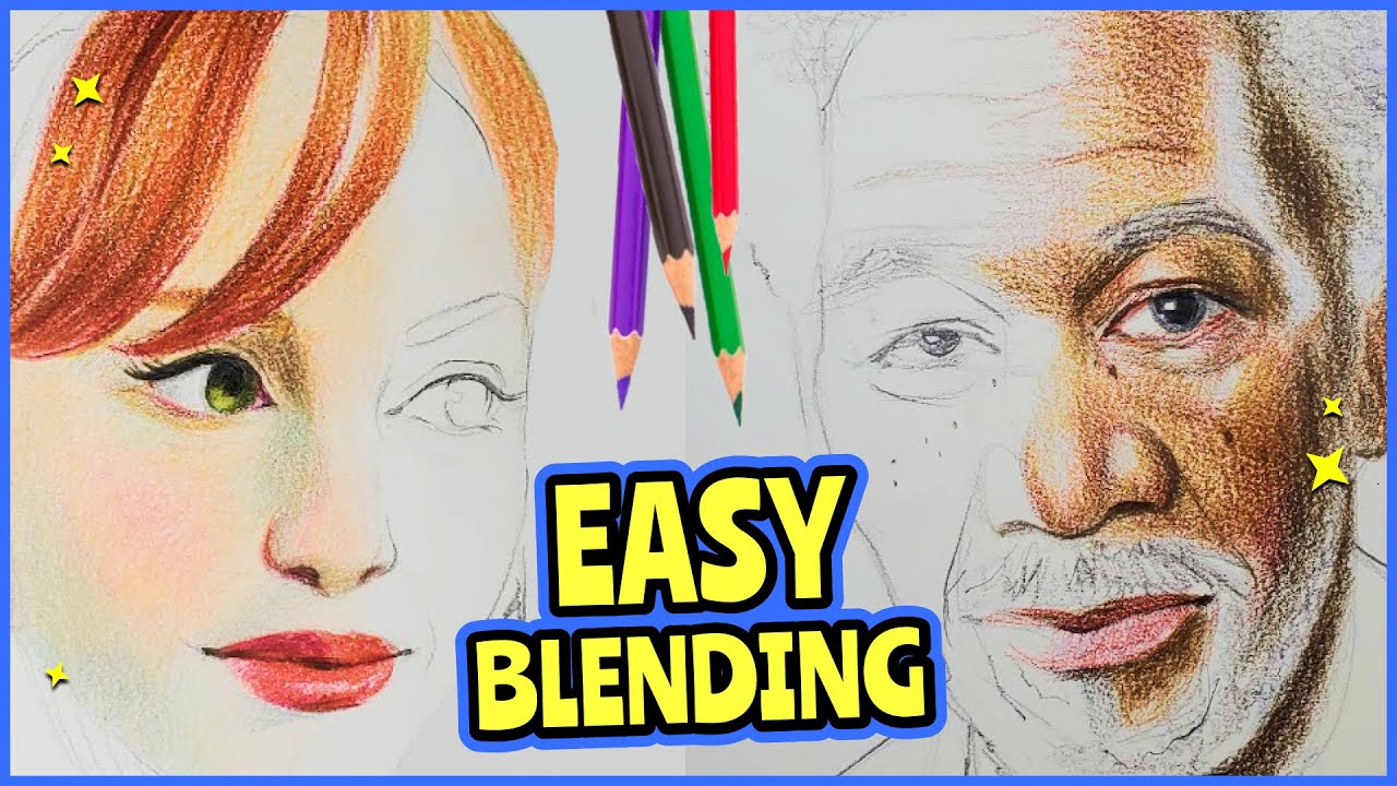 Blend Skin Tones Like a Pro Using Just Pencil Crayons!