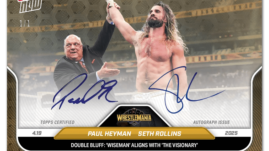 Topps Now Cards Celebrate Jacob Fatu and Seth Rollins at WrestleMania