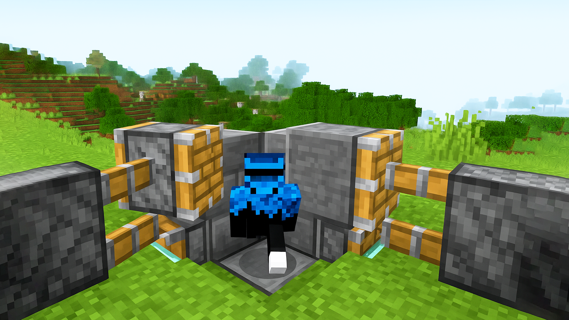 🔒 How to Create a Secret Door in Minecraft | Hidden Redstone Tutorial