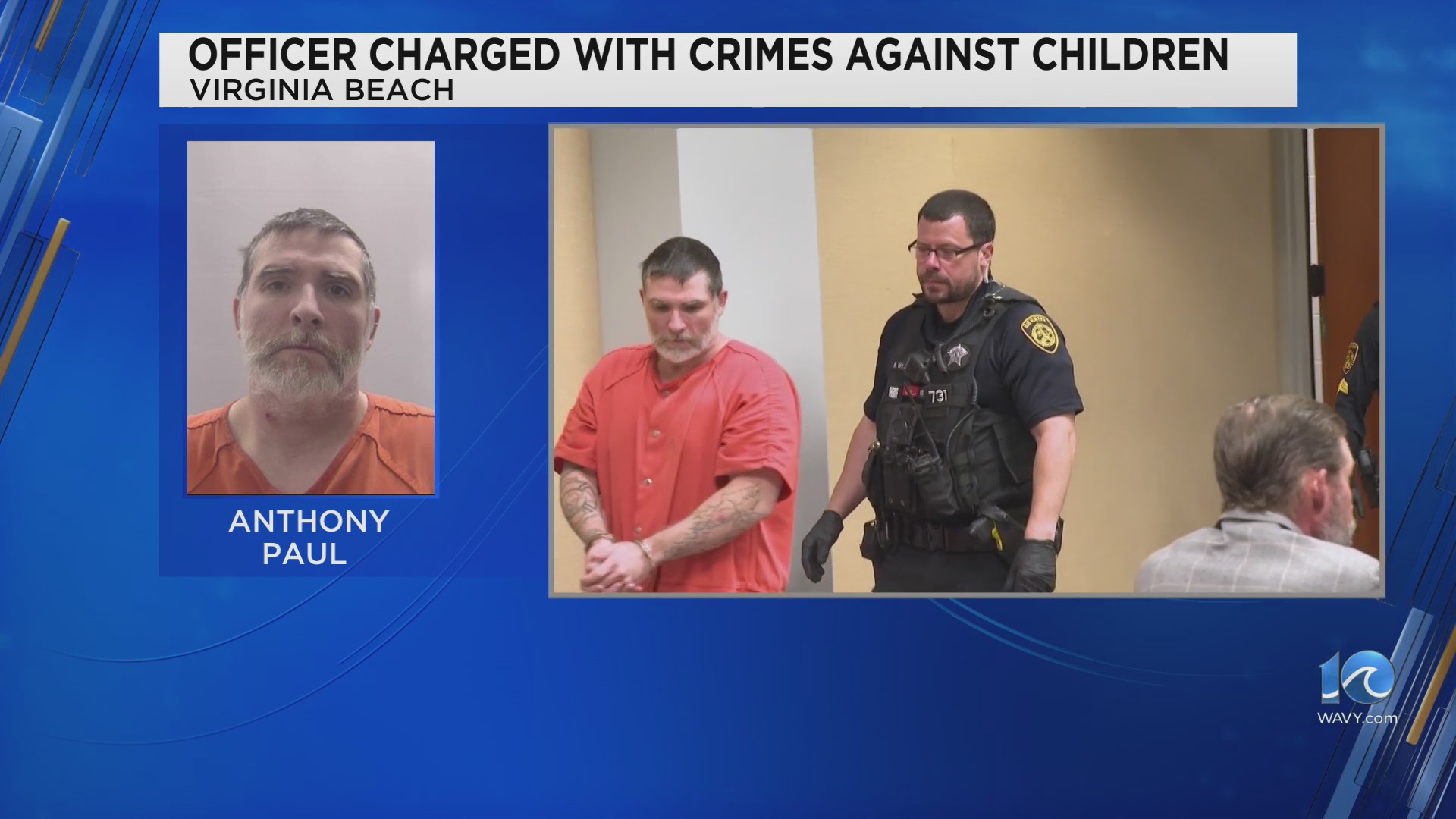 Bond granted, but appealed for charged VBPD officer