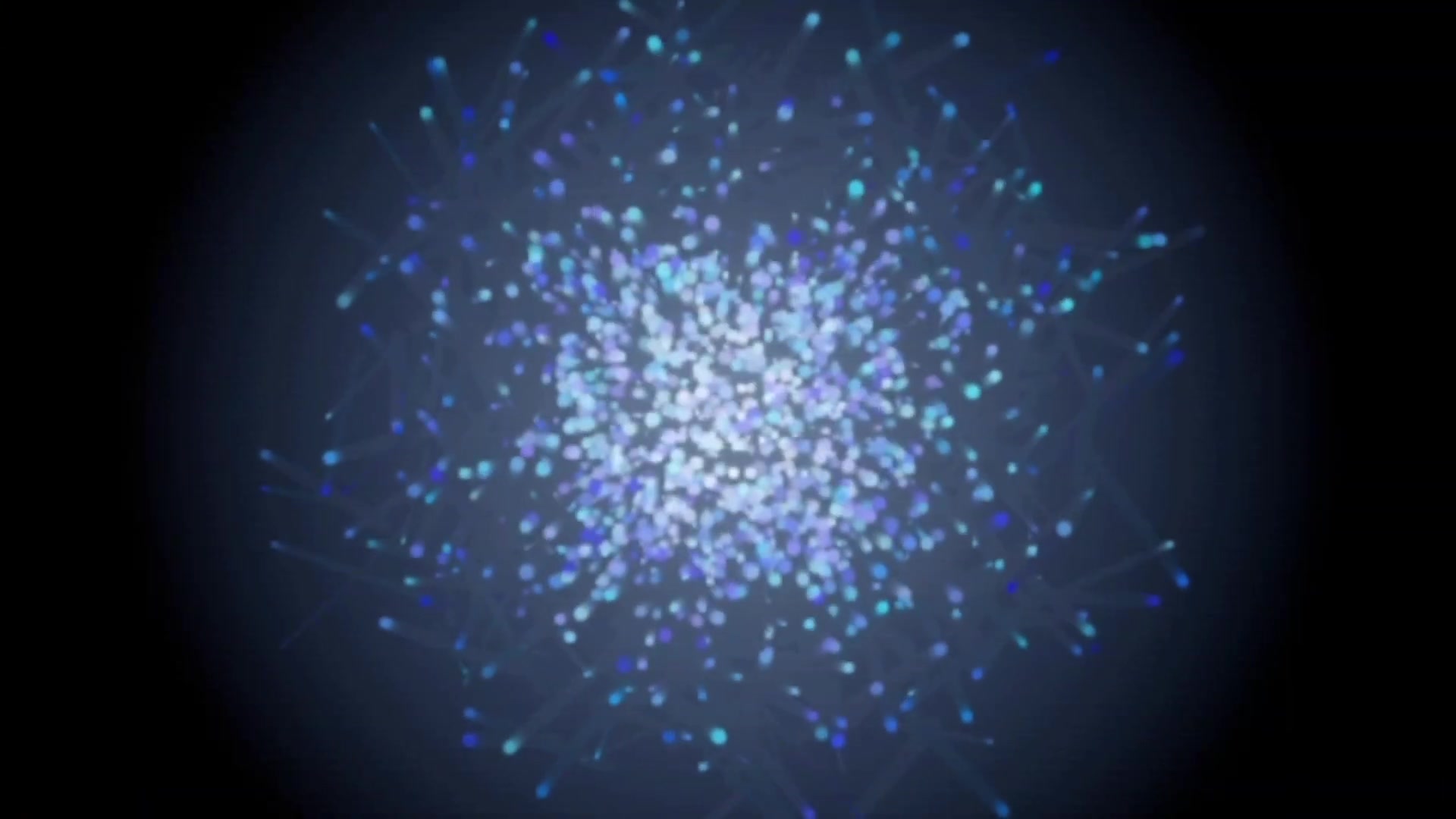 Gemini 2.5 Code particle simulations with dynamic motion