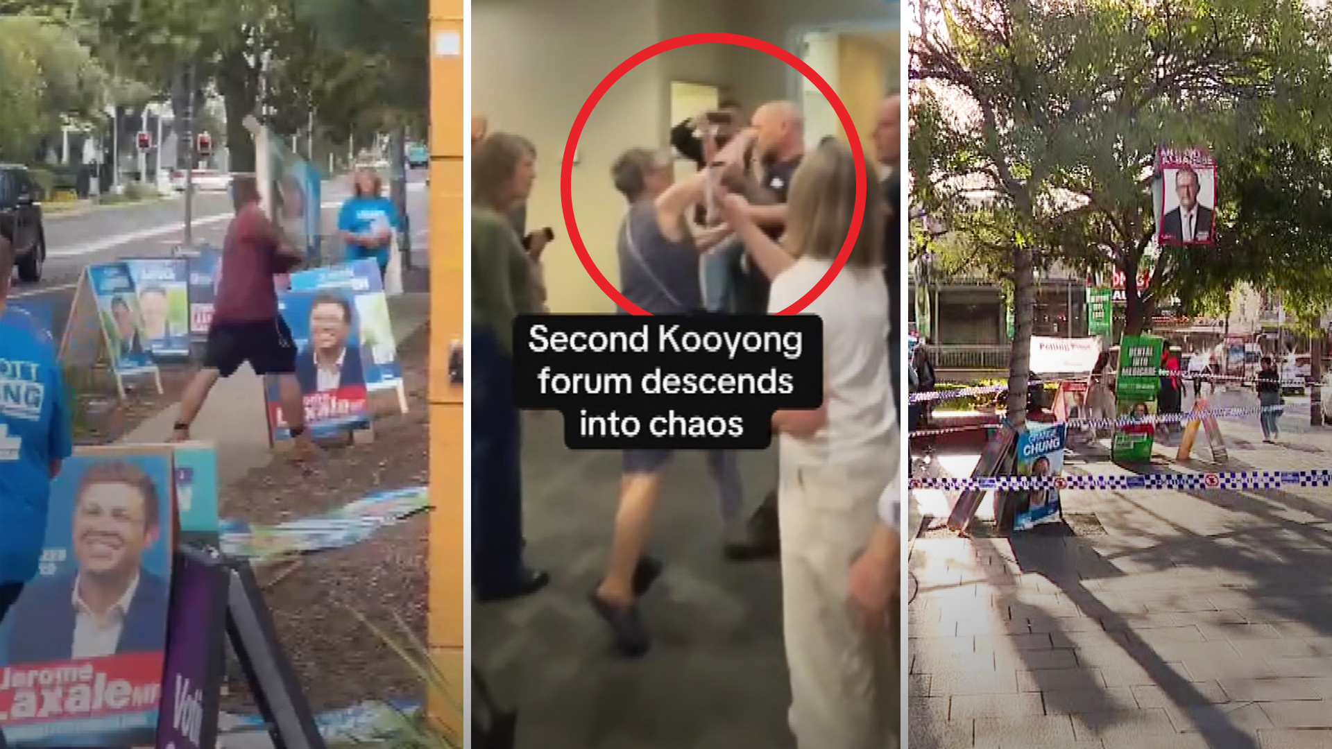 Man Charged With Intimidation After Allegedly Kicking Election Signs At