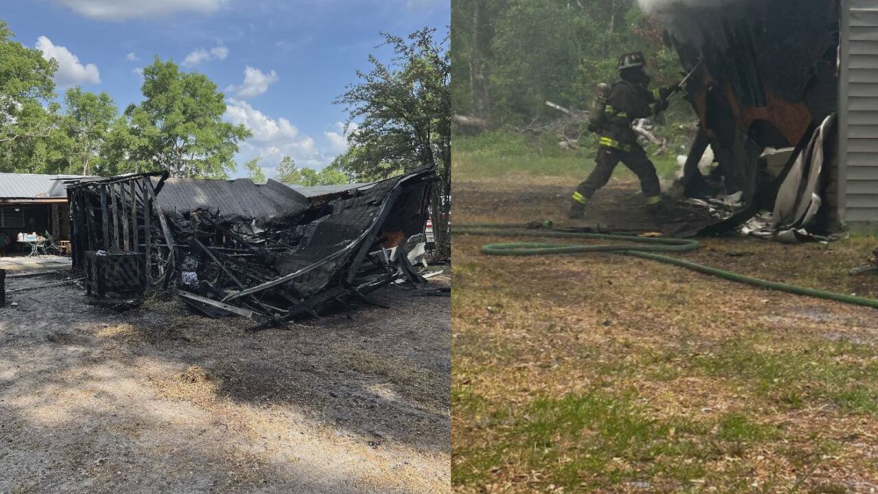 Firefighters put out 2 separate fires in Chiefland, 1 of the fires ...