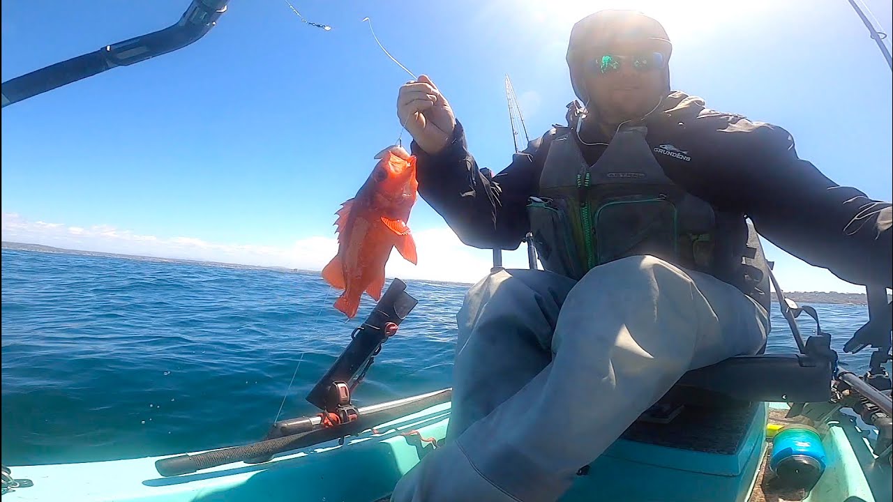 Vermillion Red Rockfish Catch, Clean, Cook | Solo Skiff Fishing San Diego