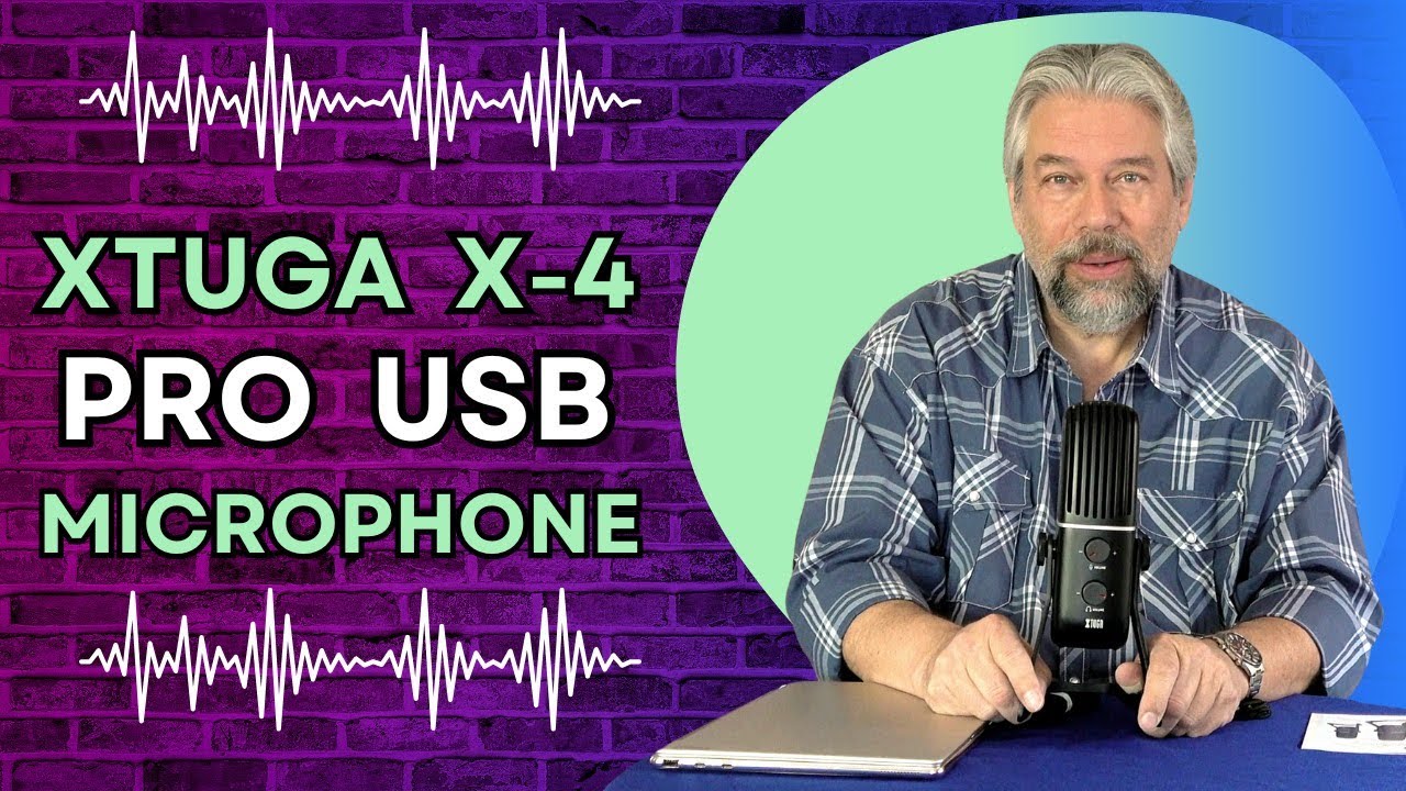Up Your Voice Game with the XTUGA X-4 USB Desktop Condenser Microphone