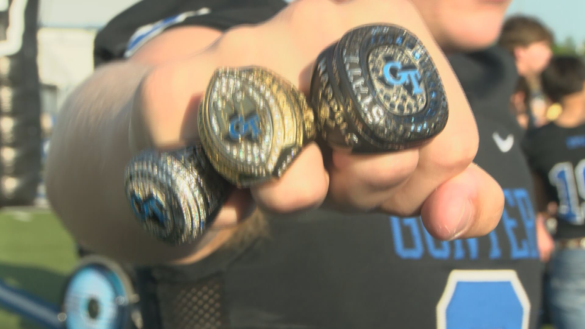 Gunter Tigers football team receives rings after 3rd consecutive state ...