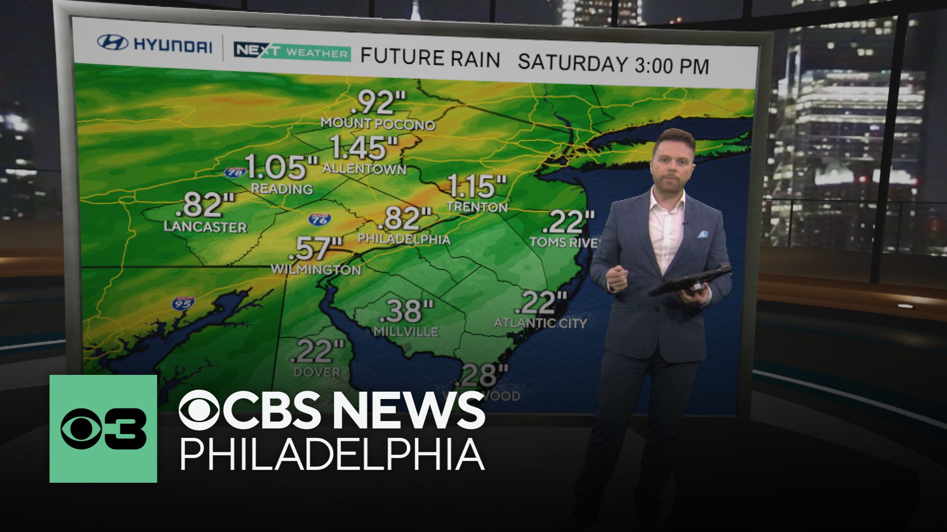 Sunny weather continues Thursday in Philadelphia, rain expected Saturday