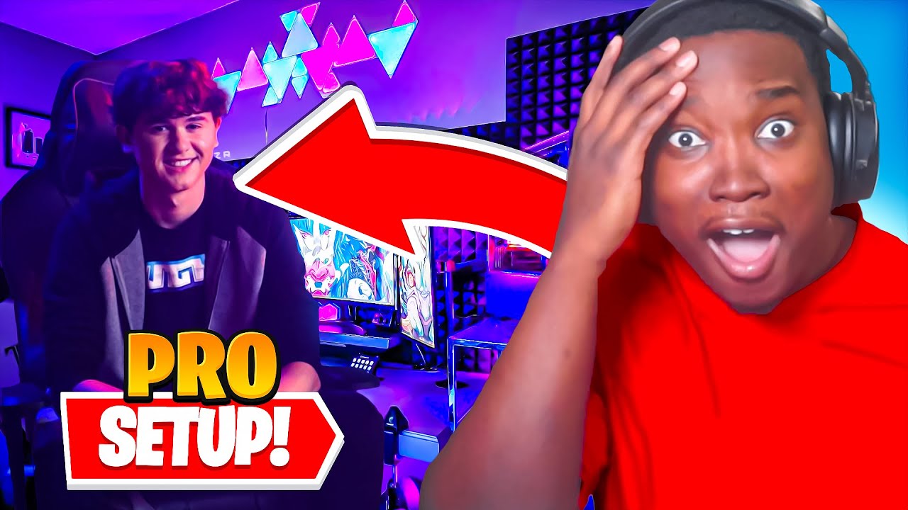 Pro fortnite players Have The Most INSANE Gaming Setups(clix,bugha,sway)