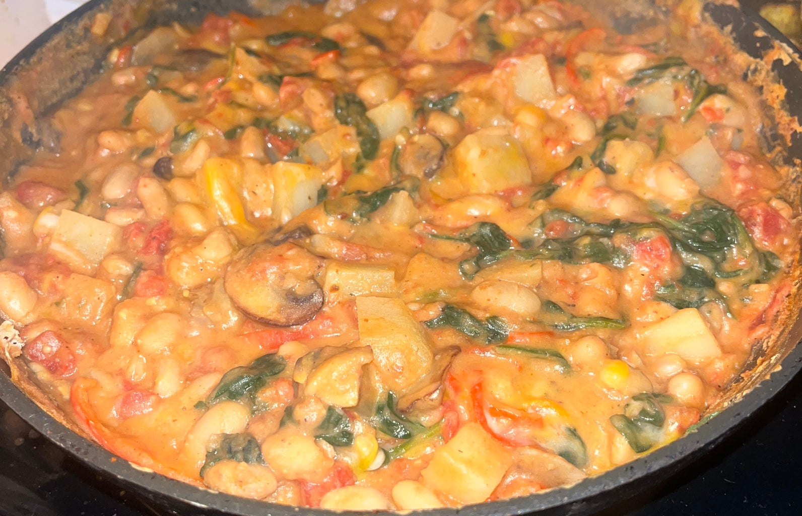 My Take on a High Protein Bean Skillet for Vegetarians