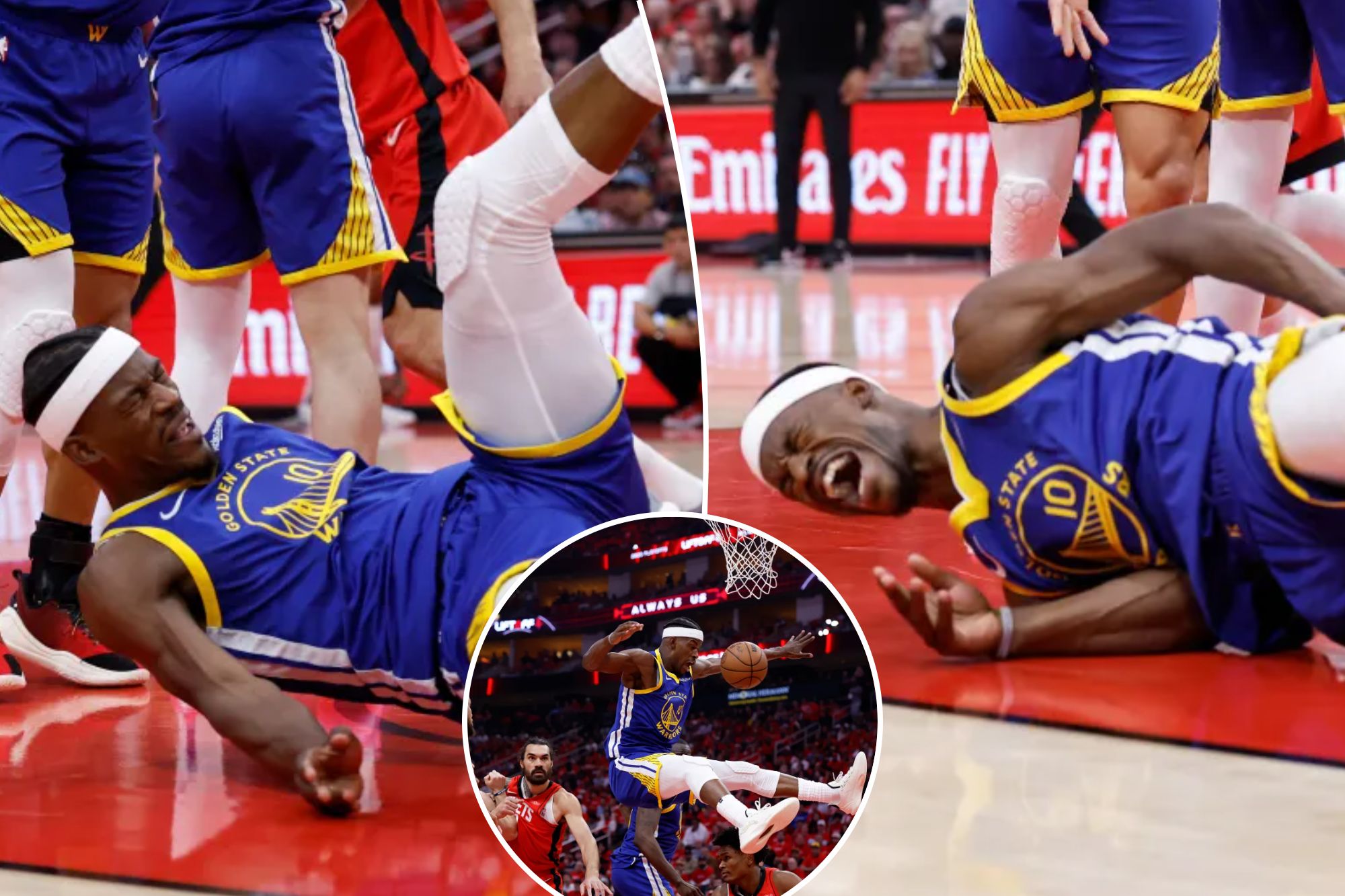 Jimmy Butler exits Game 2 with pelvis contusion after scary fall in ...