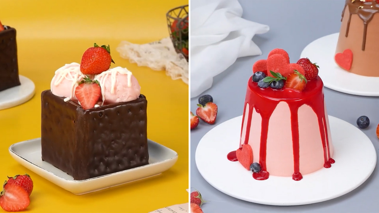 How to Make Elegant Mini Cakes for Valentine’s & Special Moments 💖🎂 ...