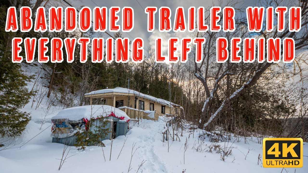 Abandoned trailer left behind on the Trans-Canada Highway | Forgotten ...