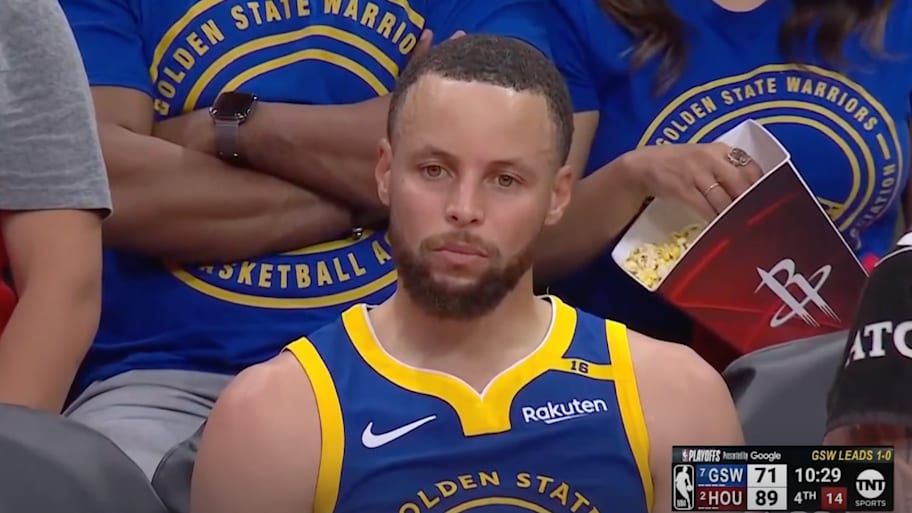 TNT Perfectly Captured Stephen Curry Staring Into Space During Loss to ...