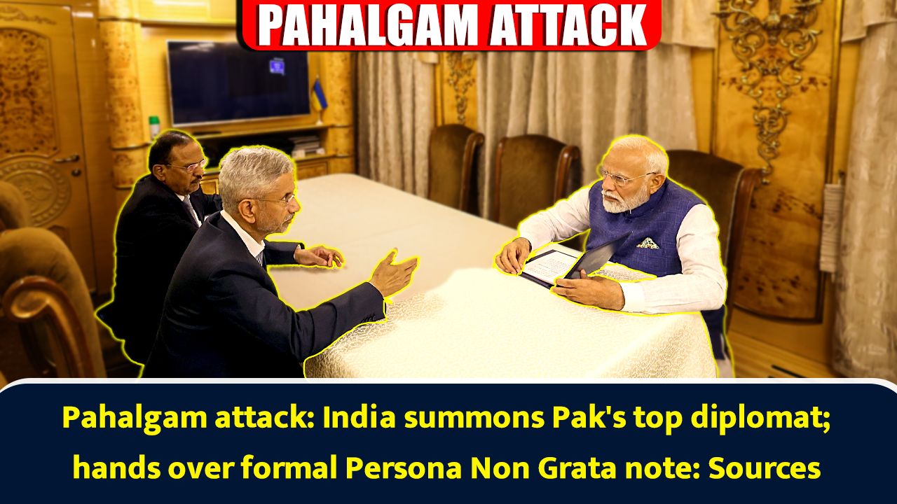 Pahalgam attack: India summons Pak's top diplomat; hands over formal ...