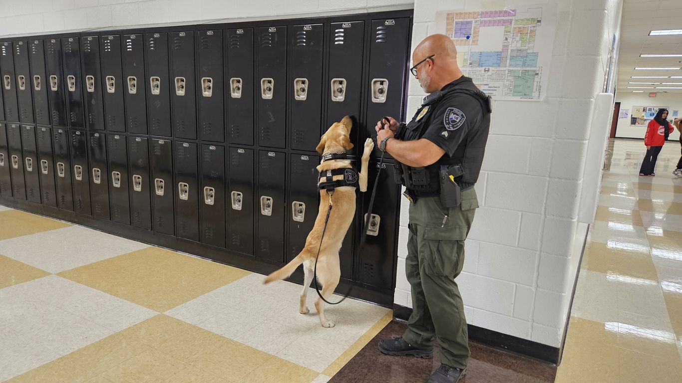 New police K9s help Fulton schools sniff out firearms