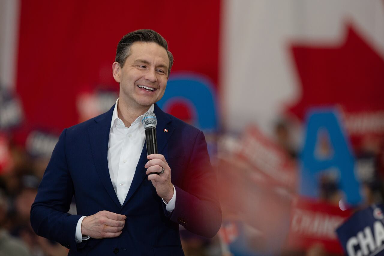 Conservative Leader Pierre Poilievre holds rally in Saskatoon