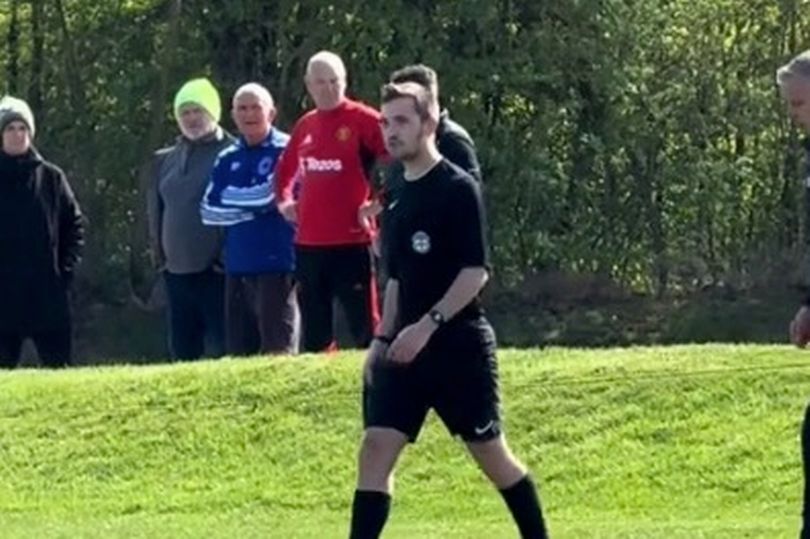 Football ref finds poo in his shoe at half-time after giving penalty ...