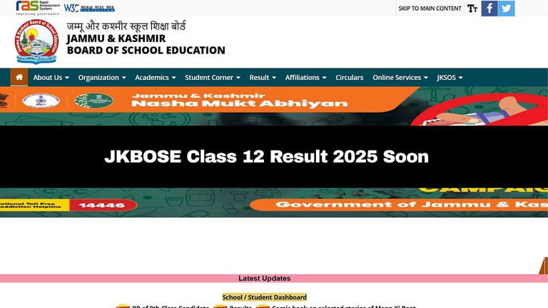 JKBOSE Class 12 Results 2025 Likely To Be Announced Soon At jkbose.in; Details Here