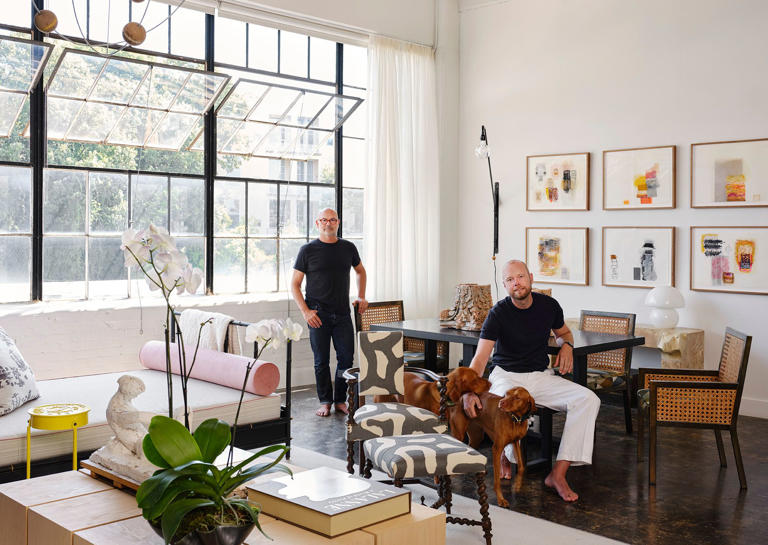 Inside a Lively Atlanta Loft for a Design Duo and Their Dogs