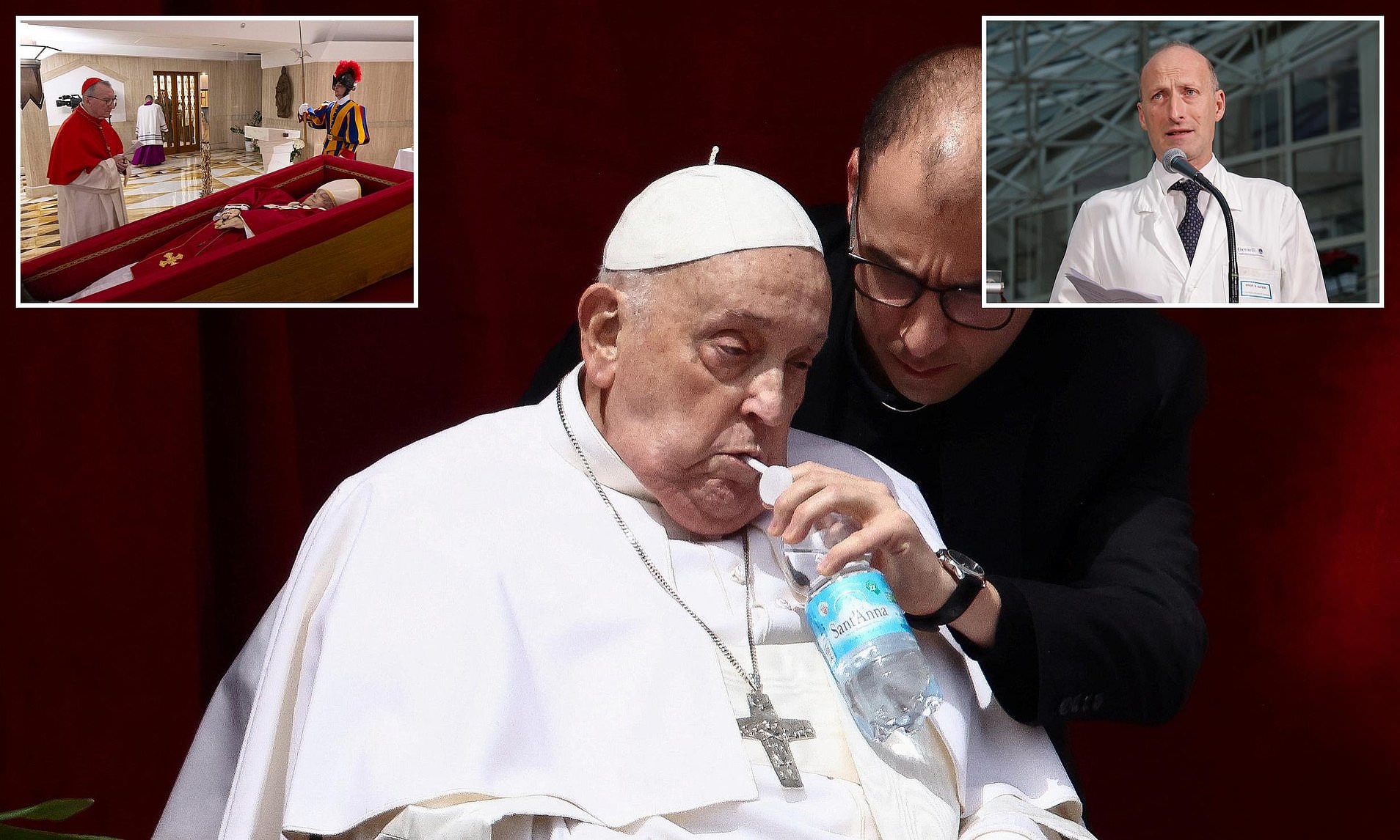 The Pope's final moments: How Francis lay open-eyed in a coma and staff ...