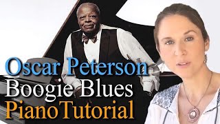 Oscar Peterson Boogie Blues Piano Tutorial