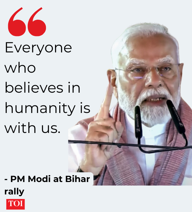 Pahalgam terror attack: PM Modi's rare English address in Bihar, 'end of the Earth' warning ...