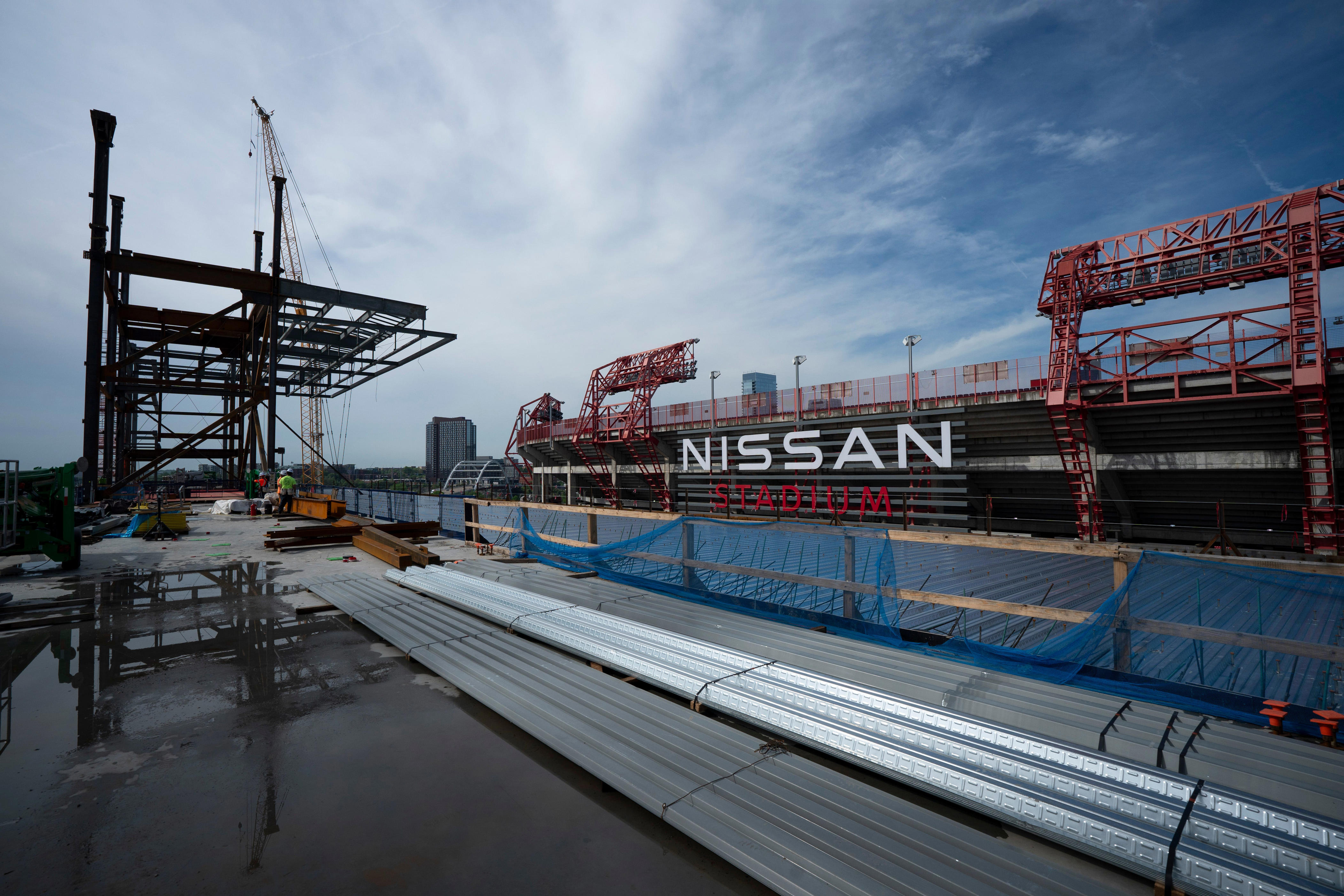 Building the future: Nashville's new Nissan Stadium construction, Super ...