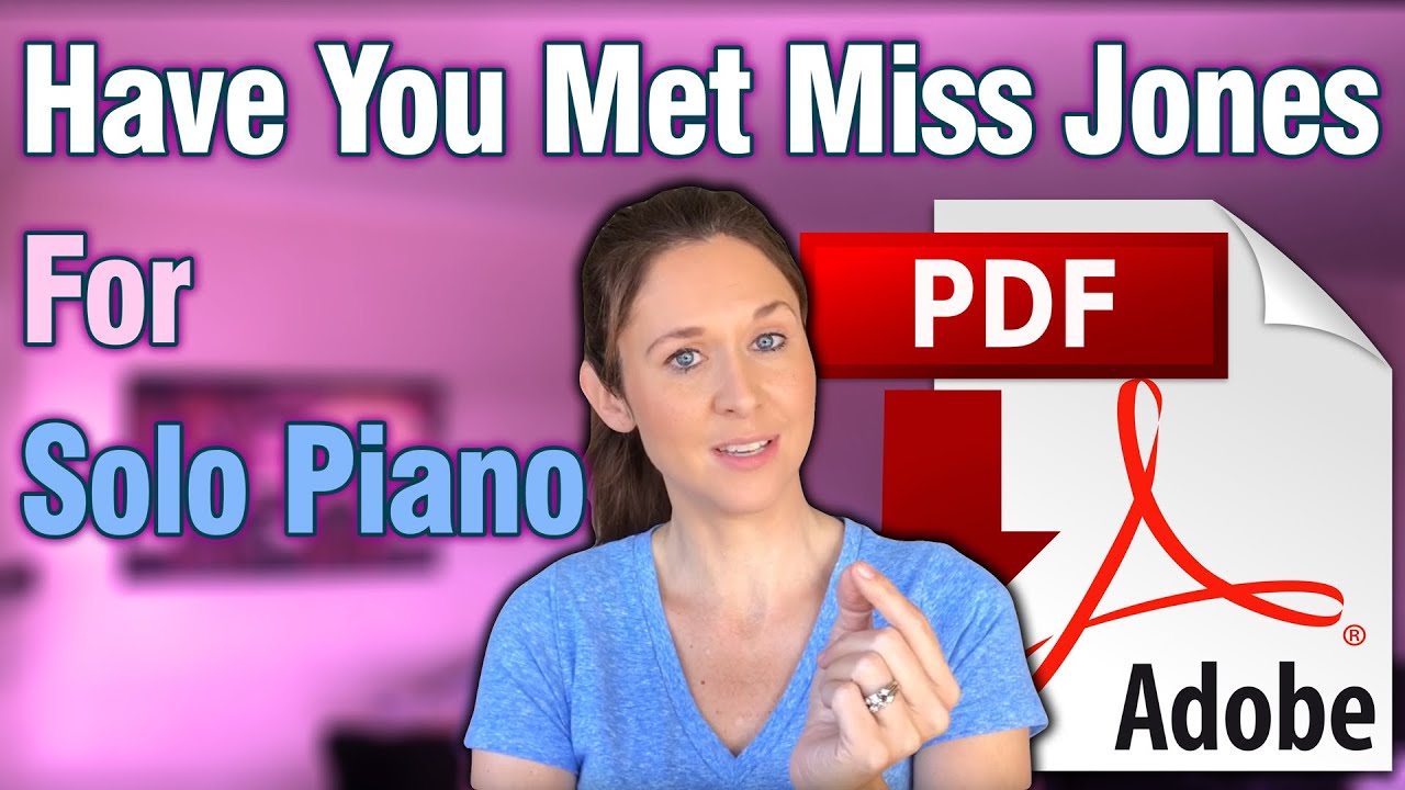 Jazz piano tutorial: Miss Jones with chromatic inner voices
