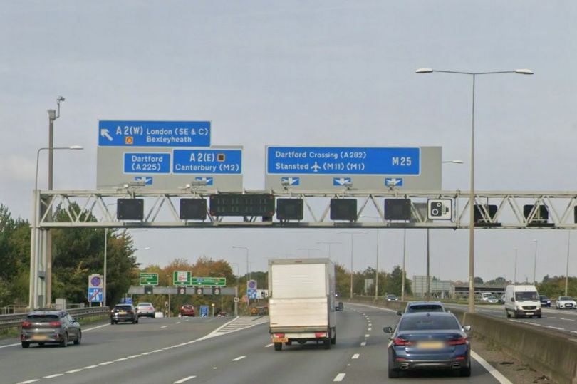 M25 diversion details as stretch of Kent motorway to see three weekend ...