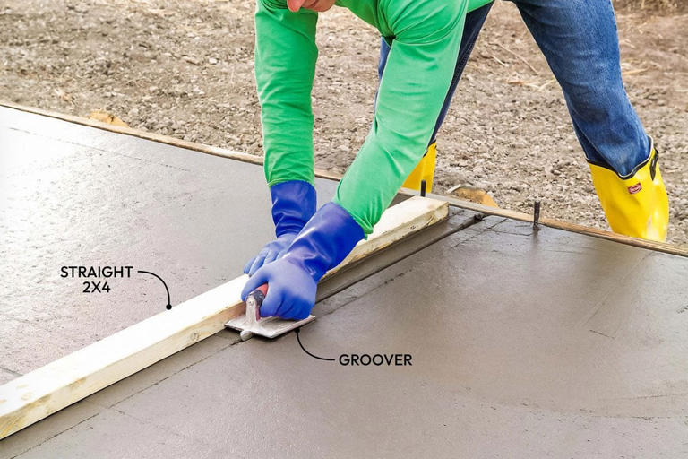 How to Form and Pour a Concrete Slab