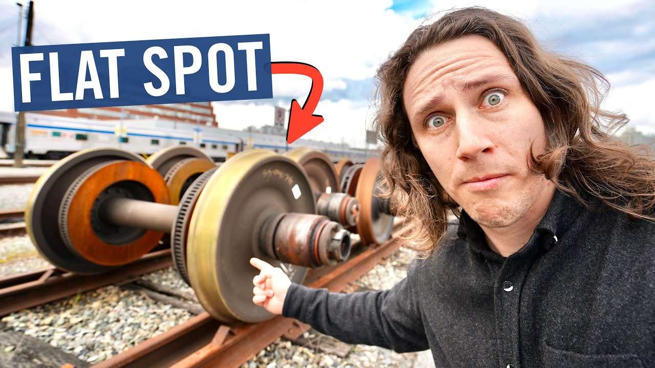 How to fix a train wheel - VIA Rail maintenance tour