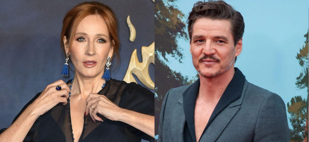 Pedro Pascal Rips Into 'Heinous Loser' J.K. Rowling Over Her Cigar ...