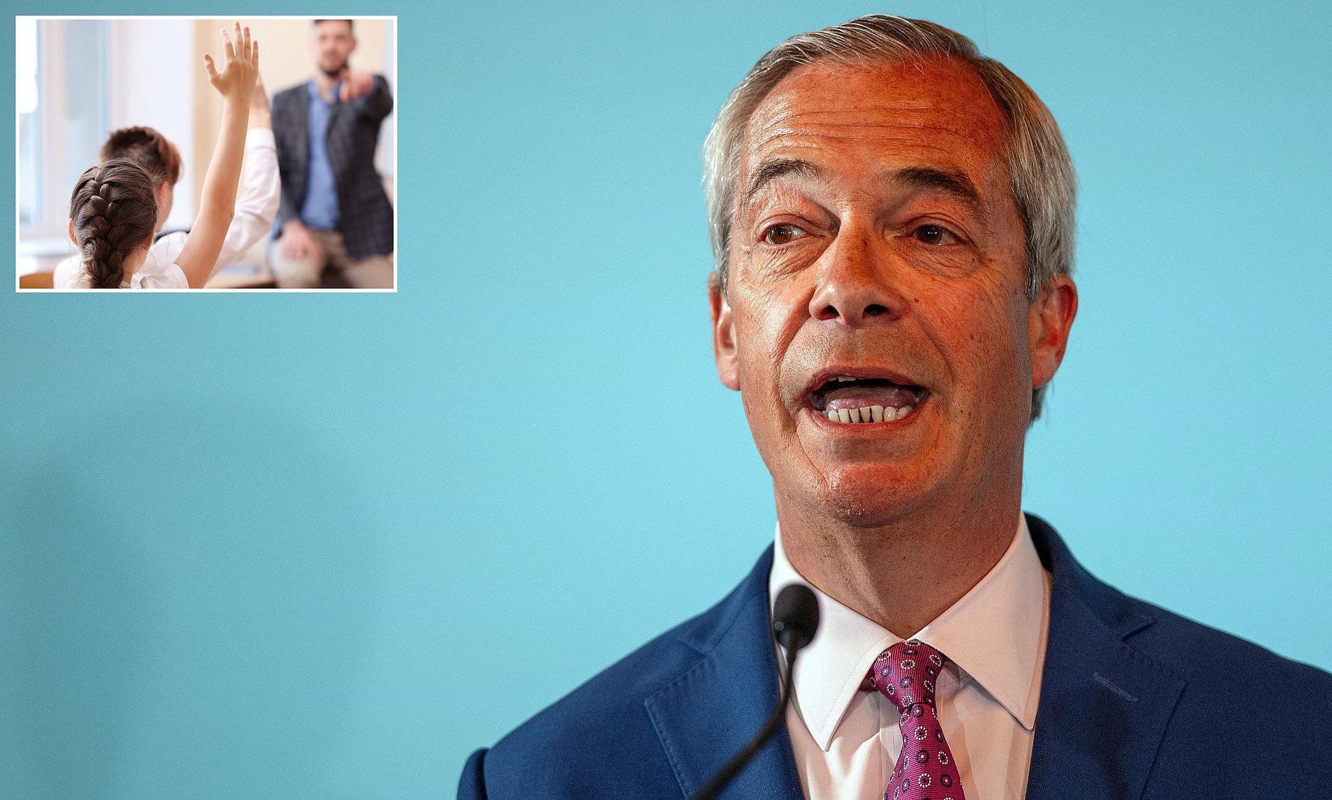 Nigel Farage claims GPs are 'massively overdiagnosing' children with SEND