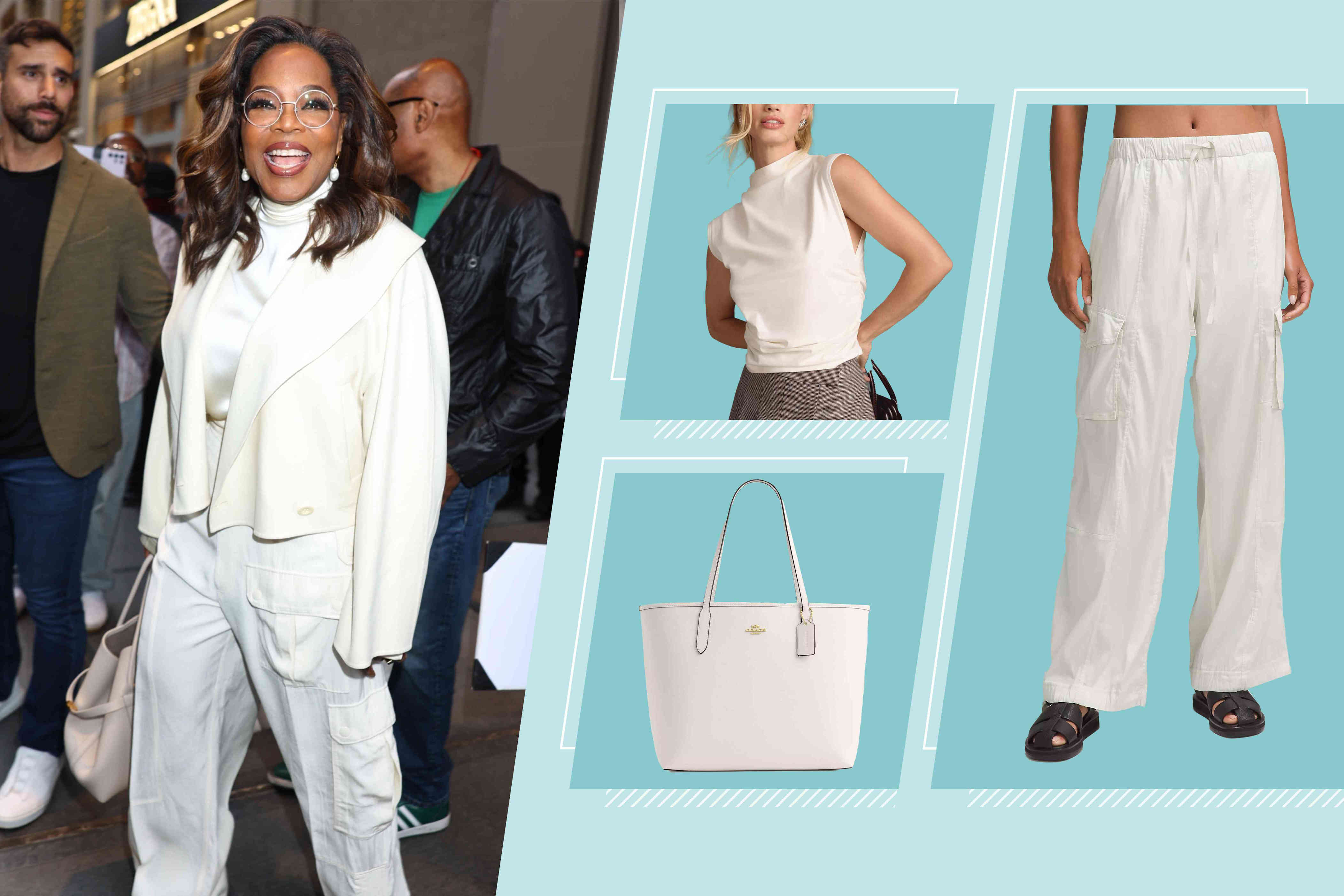 Oprah’s Monochromatic Outfit Included This Big-Pocket Pants Style She ...