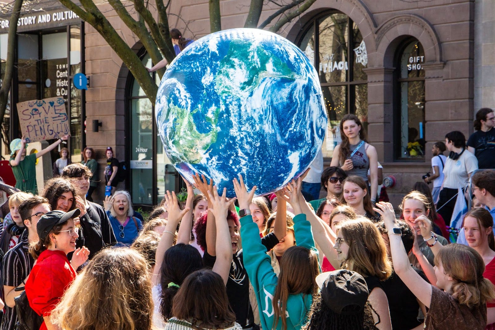 Earth Day in Ithaca: Students rallied for a brighter future climate
