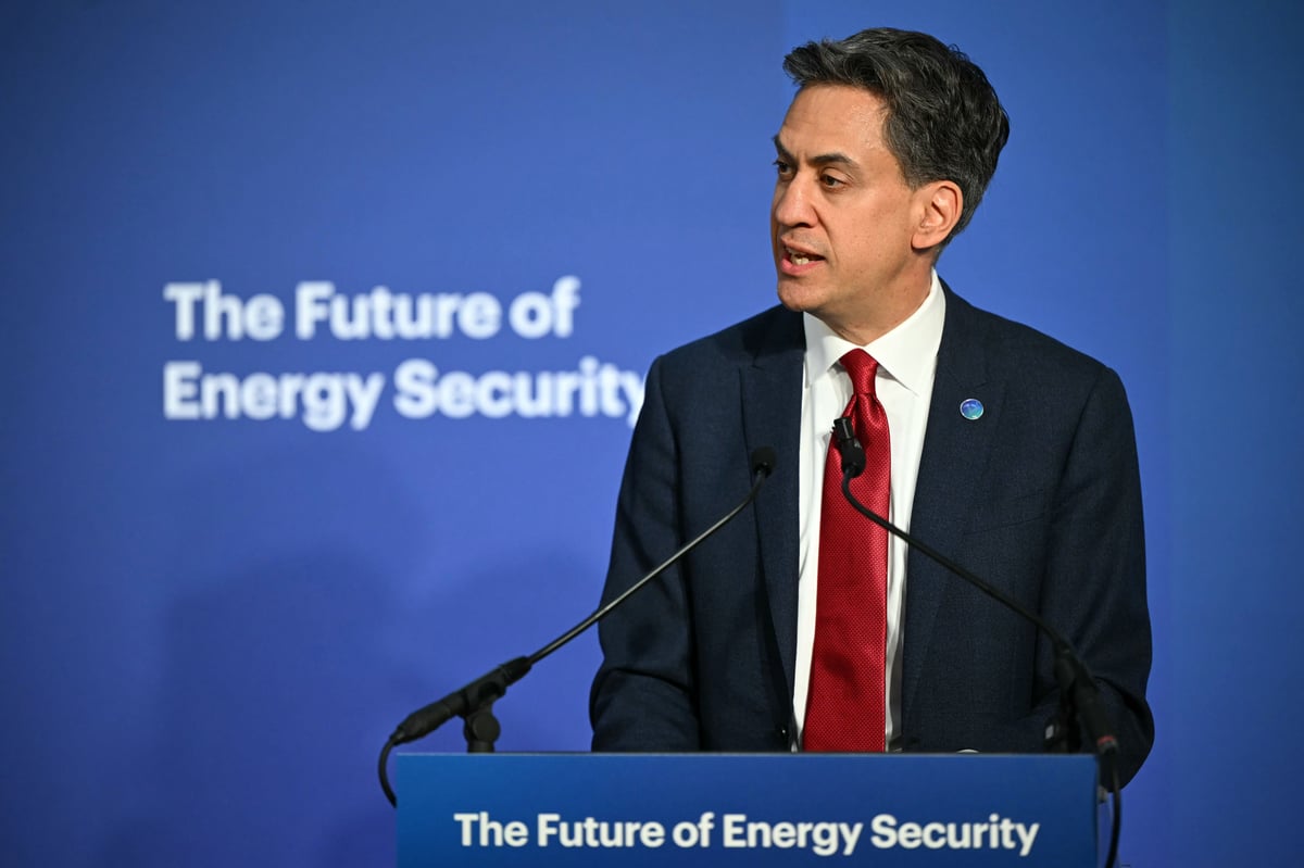 UK’s clean power push ‘route to energy security’, says Ed Miliband