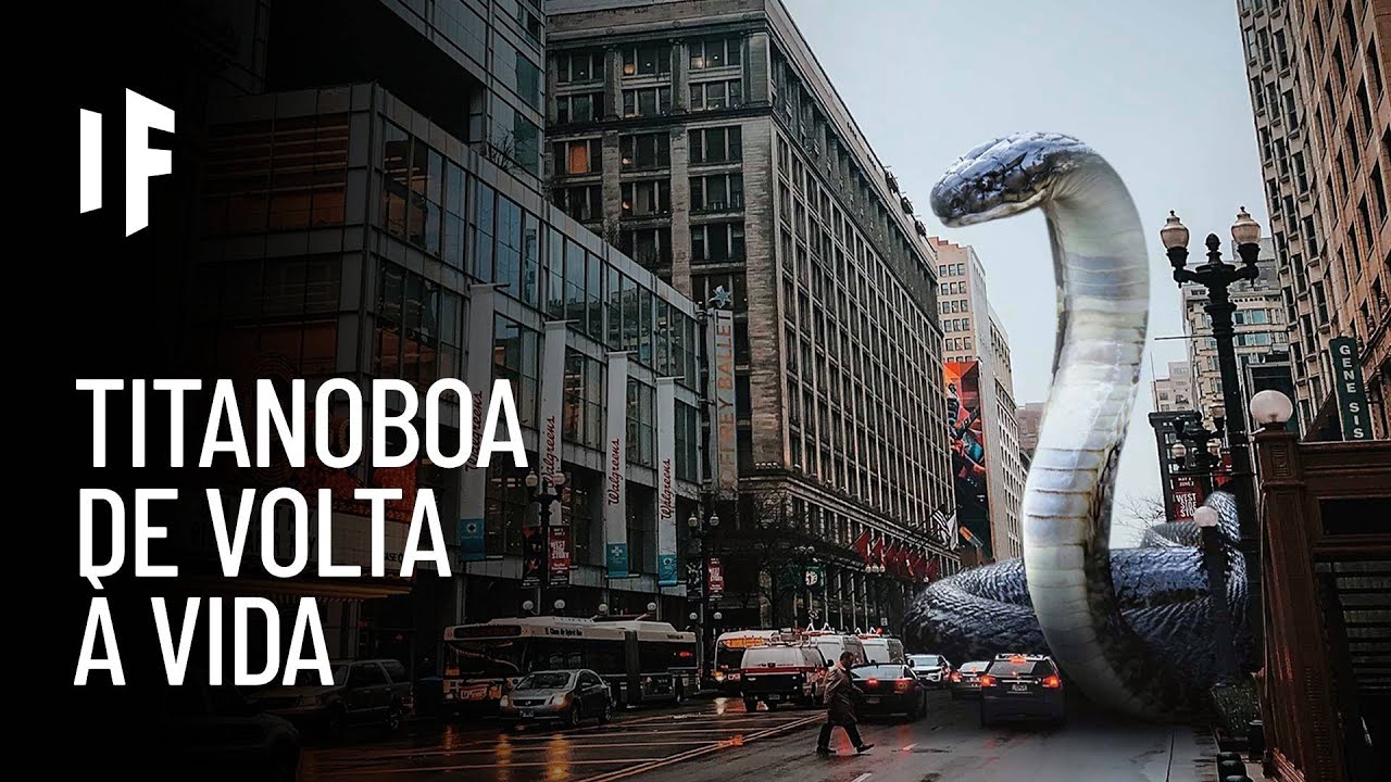 E se a titanoboa estivesse viva?