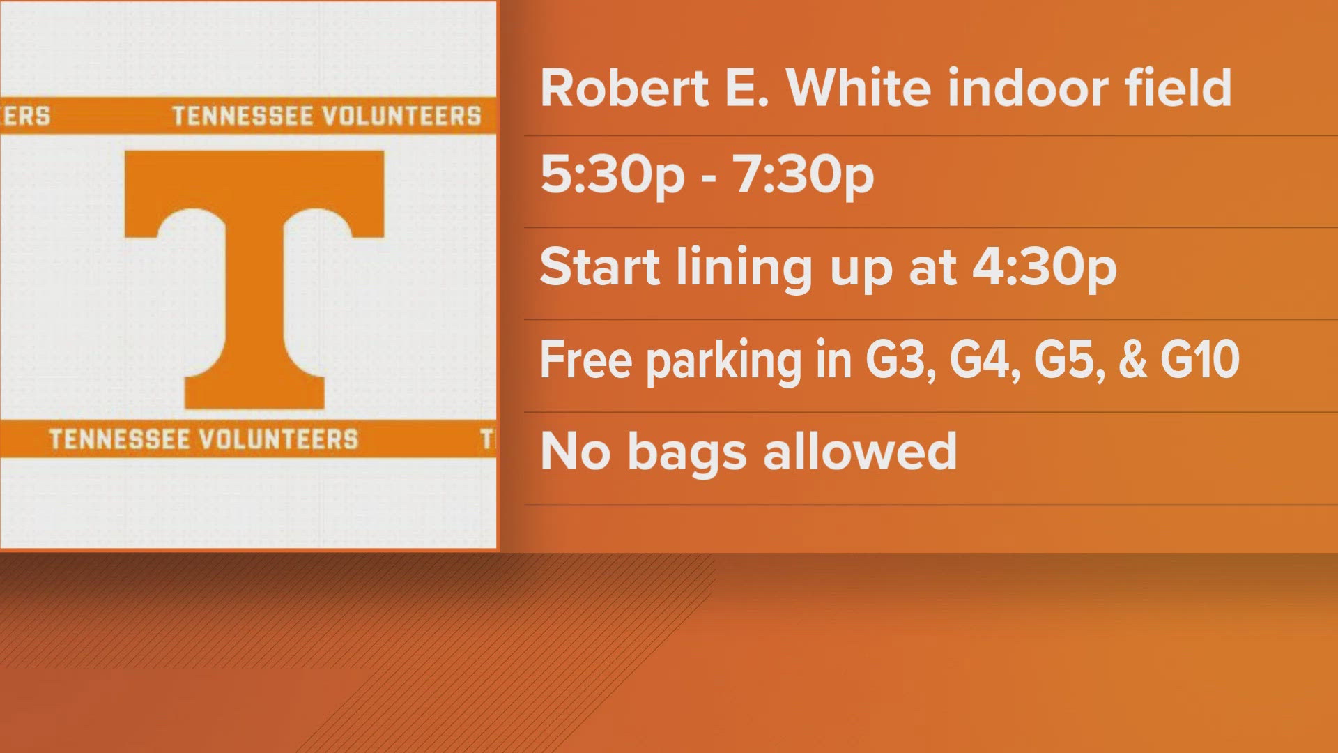 Need more Tennessee orange? UT hosting public inventory sale Monday