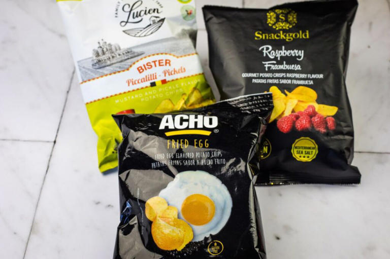 Global potato chip flavors