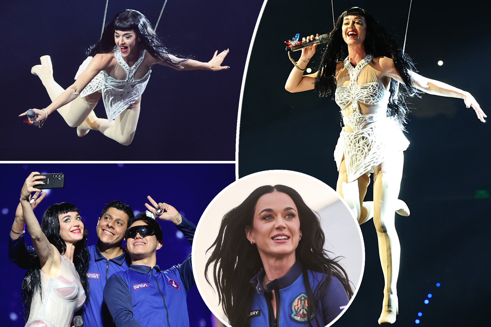 Katy Perry recreates space moves and calls out her haters at first ...
