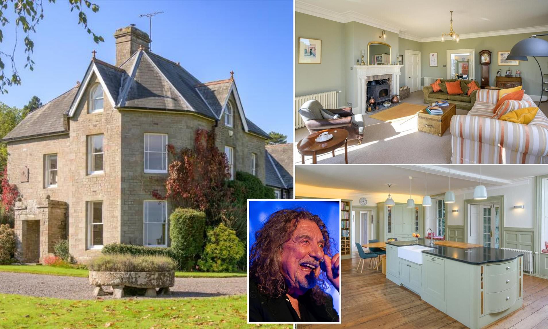 Led Zeppelin frontman Robert Plant's hideaway country mansion up for ...