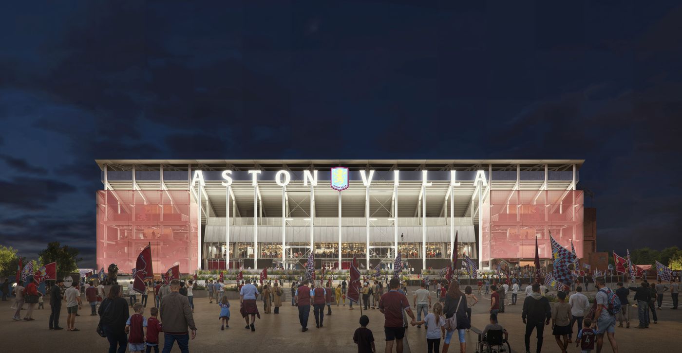 Aston Villa: New images show what redeveloped North Stand will look ...