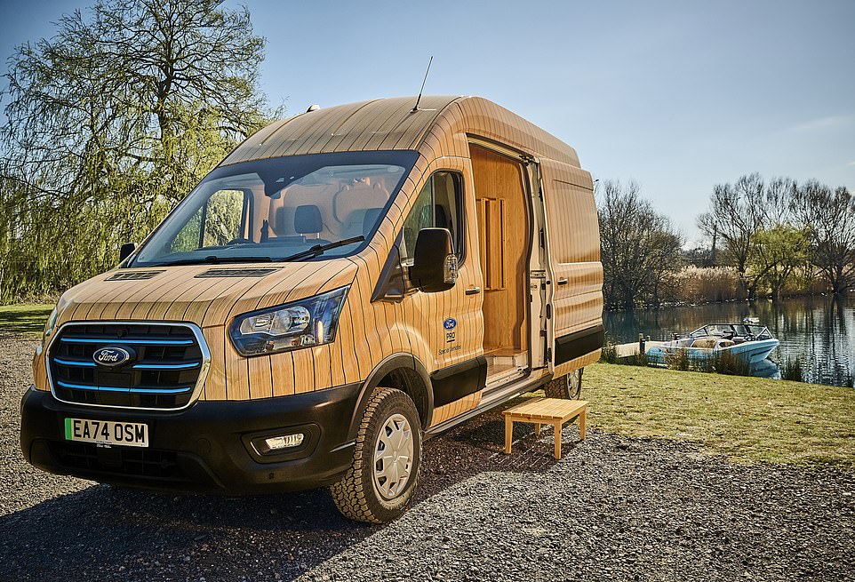 Ford turns electric Transit van into a mobile sauna