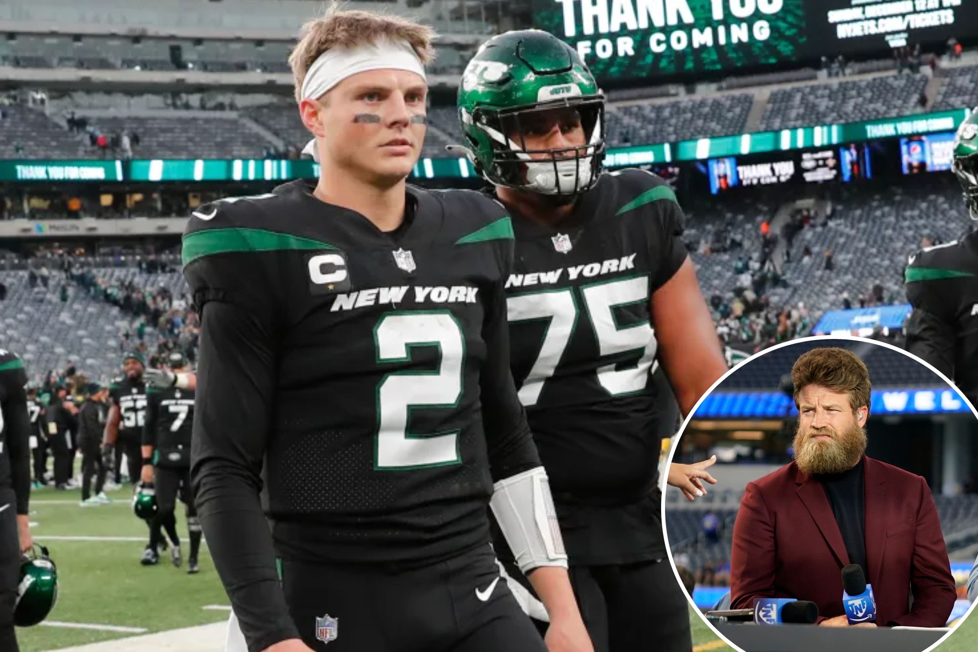 Ryan Fitzpatrick urges Zach Wilson to rethink Dolphins jersey decision ...