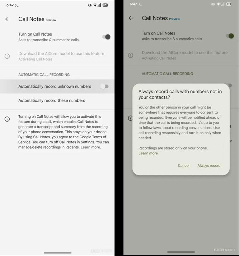 Google could fix Call Notes' annoying issue