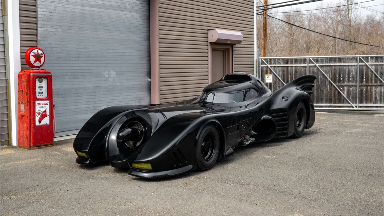 Flame-throwing 1989 batmobile heads to auction