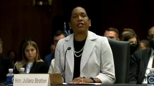 Illinois Lt. Gov. Juliana Stratton announces Senate run