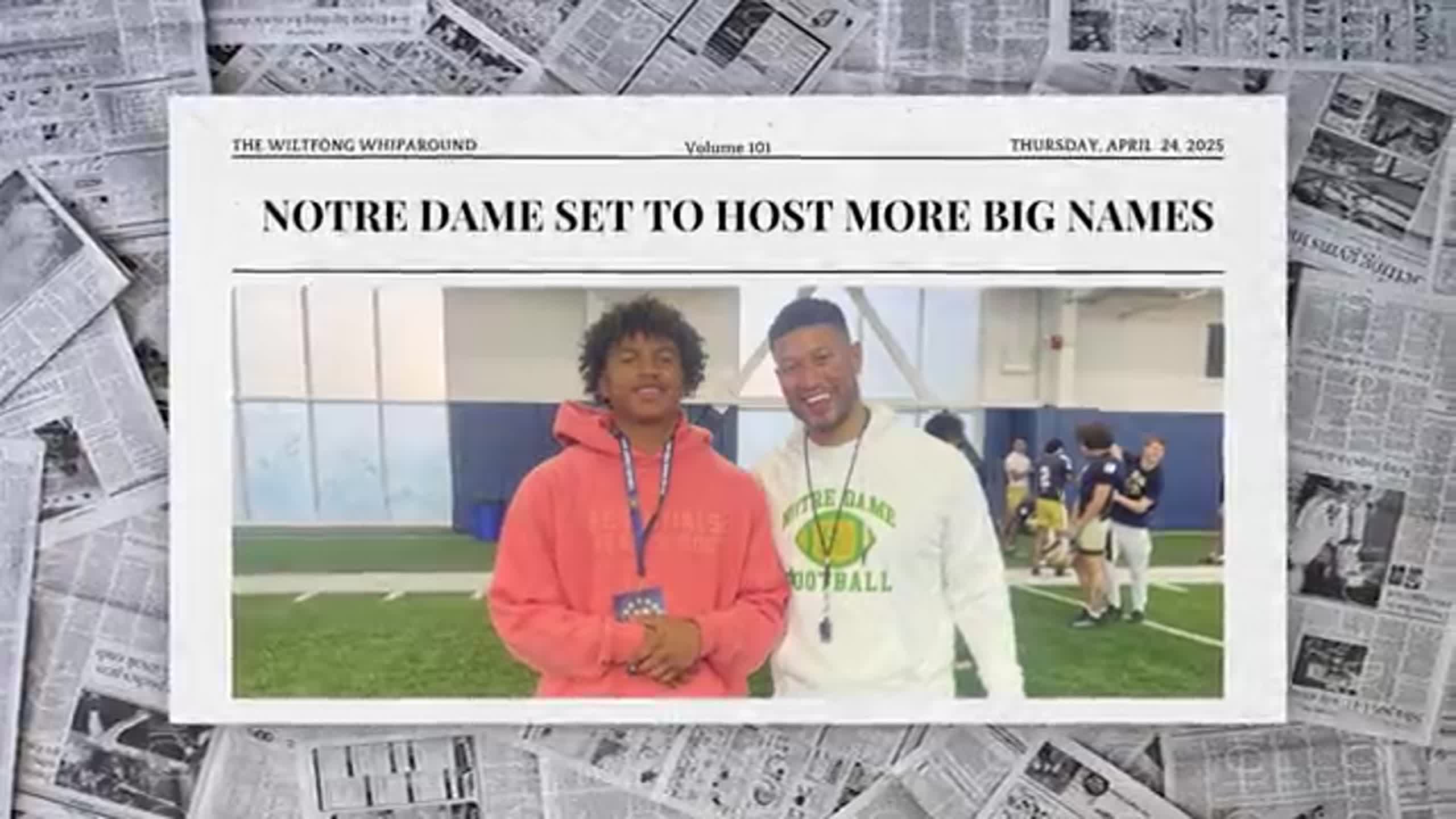 Steve Wiltfong Details Notre Dame's TOP TE & WR Targets in 2026 ...