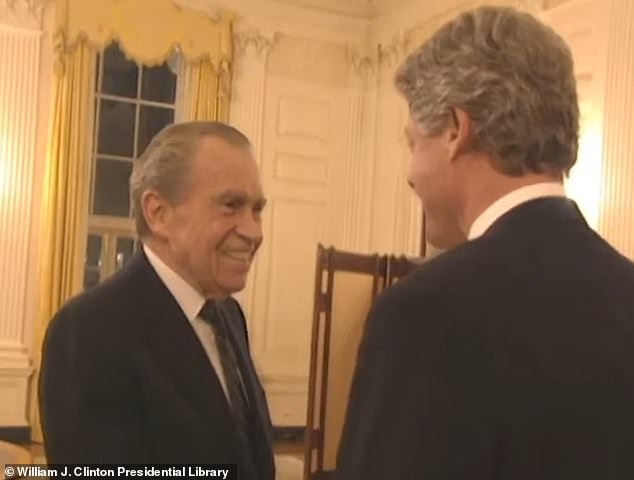 Video shows two of America's most notorious presidents meet each other ...