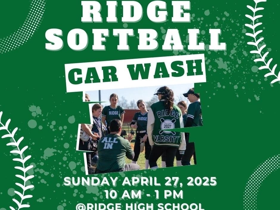 Ridge Softball To Host Fundraising Car Wash